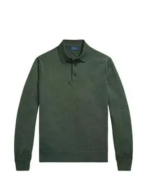 Polo Ralph Lauren Washable Wool Polo-collar Jumper - Green