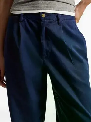 Polo Ralph Lauren Pleated Cotton-blend Relaxed Trouser