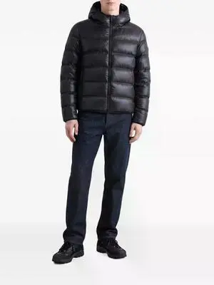 Moncler Guadiana Quilted Hooded Down Jacket - Black