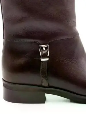 CHANTAL Buckle-strap Leather Boots