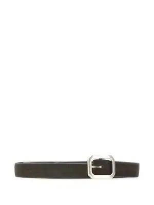 ALBERTO LUTI Suede Leather Belt