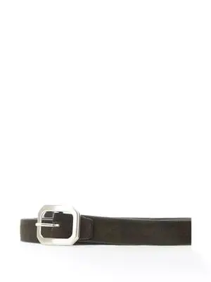 ALBERTO LUTI Suede Leather Belt
