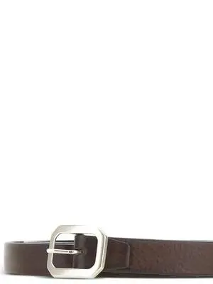 ALBERTO LUTI Grained Leather Belt