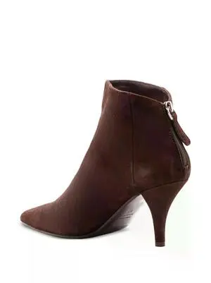 CHANTAL Suede Pointed-toe Ankle Boots