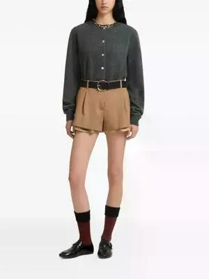 Marni Wool Shorts With Exposed Lining