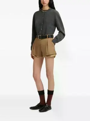 Marni Wool Shorts With Exposed Lining