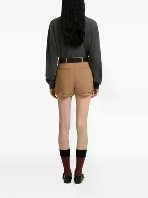 Marni Wool Shorts With Exposed Lining