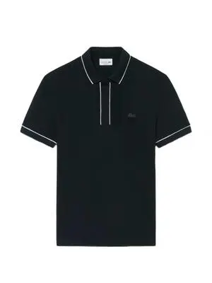 Lacoste Piped-trim Polo Shirt - Green