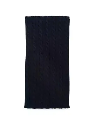 Thom Browne Cable-knit Rwb-stripe Scarf