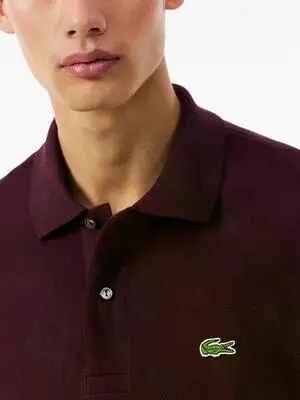 Lacoste Logo-patch Polo Shirt - Red