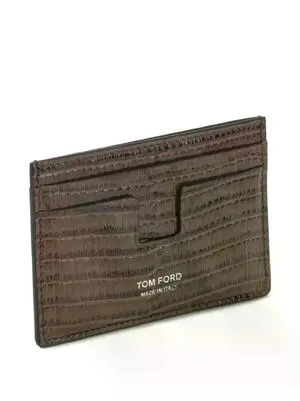 TOM FORD Croc-effect Cardholder