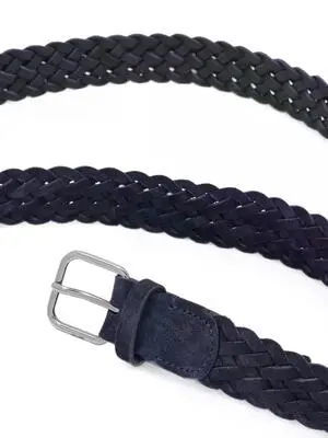 Giorgio Armani Braided Suede Belt