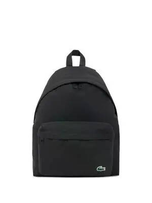 Lacoste Logo Patch Backpack - Black