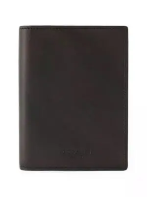 Giorgio Armani Logo-debossed Bifold Cardholder - Brown