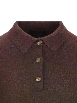 Loro Piana Button-up Knitted Polo Sweater