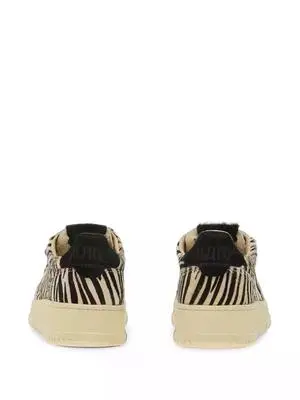 AUTRY Medalist Zebra-print Pony-hair Sneakers