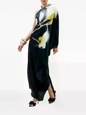 Silvia Tcherassi Erica One-shoulder Maxi Dress
