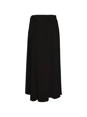 Yohji Yamamoto Belted Wrap Skirt Trousers - Black