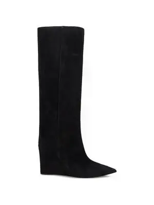 JIMMY CHOO High Boot With Wedge - Black