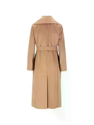 Max Mara Belted Shawl-collar Coat