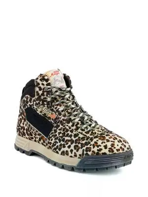 AUTRY Malga Leopard-print Sneakers - Neutrals