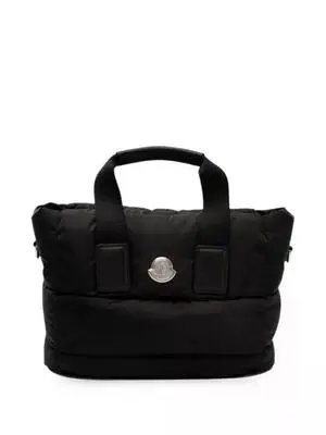 Moncler Small Caradoc Padded Tote Bag - Black