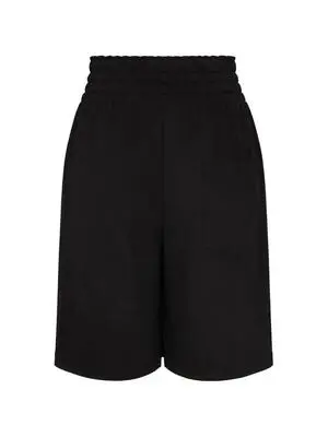 Yohji Yamamoto Drawstring-waist Shorts - Black