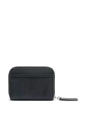 Lacoste Mini Logo-patch Zip-around Wallet - Black