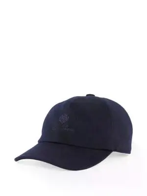 Loro Piana Logo-embroidered Cashmere Baseball Cap