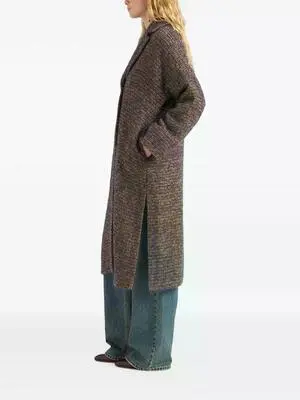 Momoni Danimarca Chevron Bouclé Coat