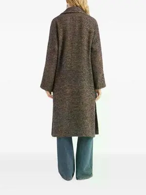 Momoni Danimarca Chevron Bouclé Coat