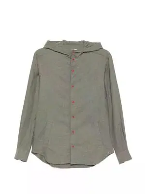 Kiton Mariano Hooded Button-up Shirt - Green