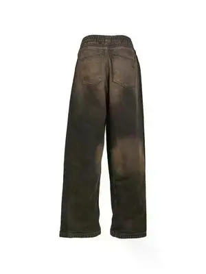 Adidas X Avavav Elasticated-waist Wide-leg Jeans
