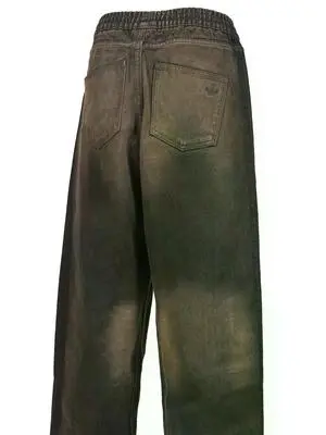 Adidas X Avavav Elasticated-waist Wide-leg Jeans