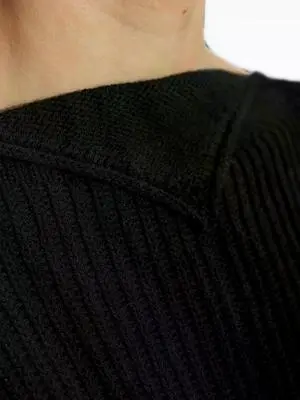 Rick Owens Ribbed-knit Long-sleeve Sweater