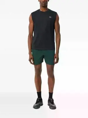 Lacoste Drawstring-waist Logo-patch Shorts