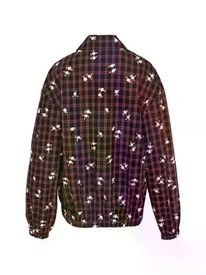 GANNI Bomber In Printed Check
