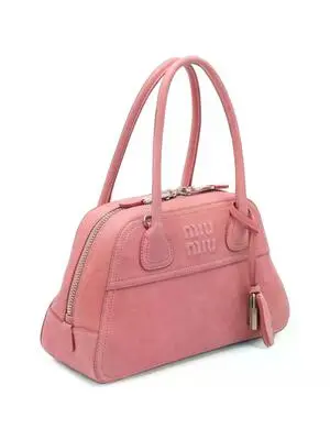 Miu Miu Vivant Nappa Leather Bag - Pink