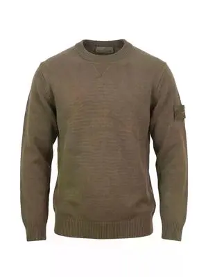 Stone Island Logo-patch Sweater - Brown
