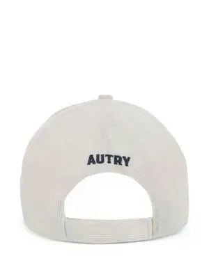 AUTRY Corduroy Baseball Cap - White
