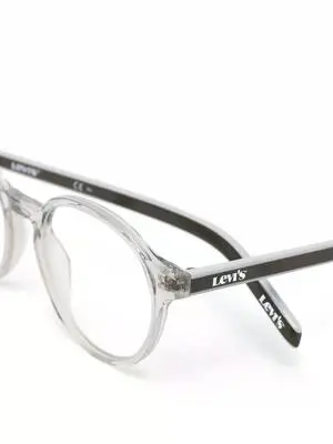 LEVI'S Round-frame Logo-print Glasses