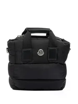 Moncler Micro Caradoc Quilted Tote Bag - Black
