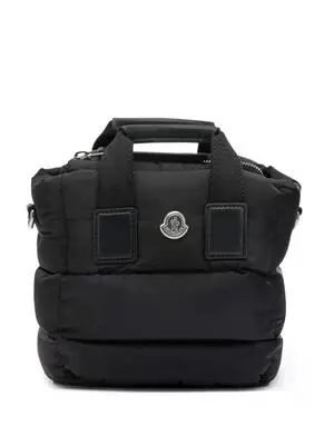 Moncler Micro Caradoc Quilted Tote Bag - Black