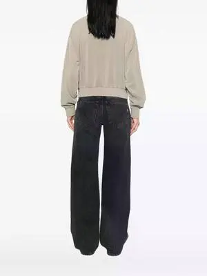 BOSS Zip-fastening Ribbed-trim Sweatshirt