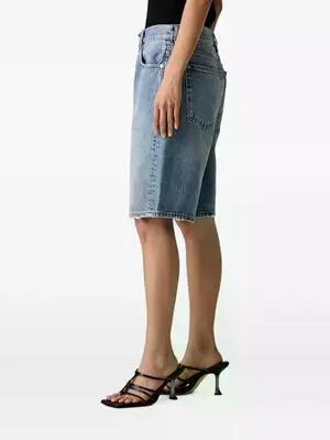 ANINE BING Washed Denim Shorts