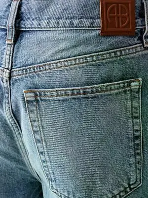 ANINE BING Washed Denim Shorts