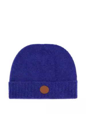 VIVIENNE WESTWOOD Fluffy-knit Beanie Hat - Blue