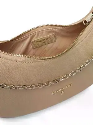 Patrizia Pepe Grained Leather Shoulder Bag