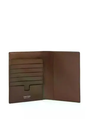 TOM FORD Lizard-effect Leather Passport Holder