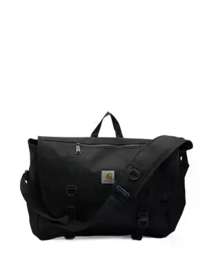 Carhartt Work In Progress Logo-patch Buckle-fastening Shoulder Bag - Black